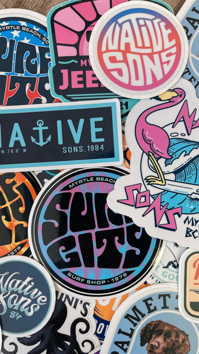 Decals & Stickers - Native Sons